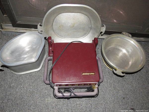 Guardian Service cast aluminum cookware and Toastmaster Speed Grill ...