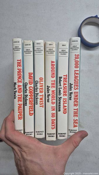Great Illustrated Classics children’s abridged novels set of 6 | Maxsold