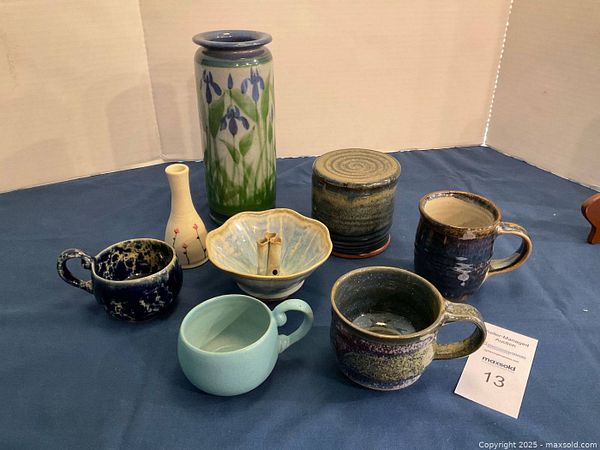 Artist signed studio pottery collection | Maxsold