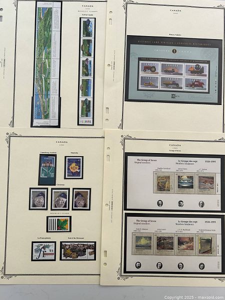 1995 Canada postage stamps | Maxsold