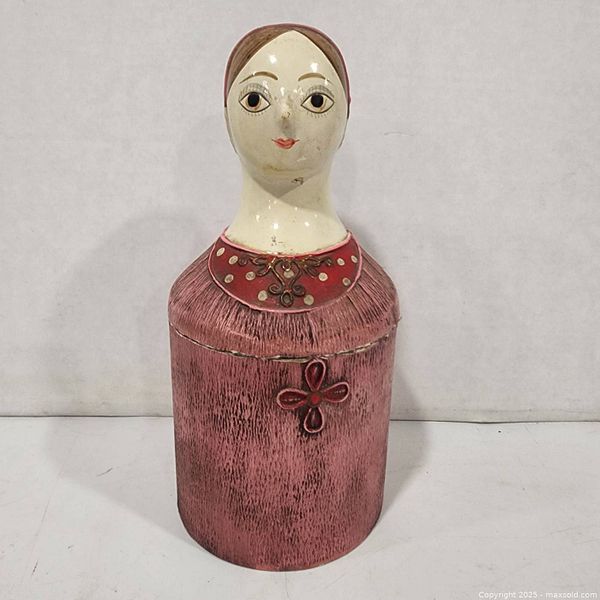 Vintage I.W. Rice Japanese Paper Mache Woman | Maxsold