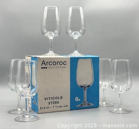 Arcoroc Viticole Stemware Set of 6 | Maxsold