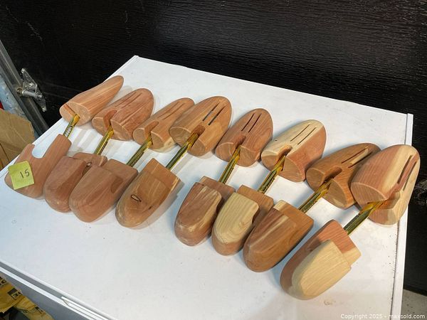 Cedar shoe trees aromatic red cedar | Maxsold