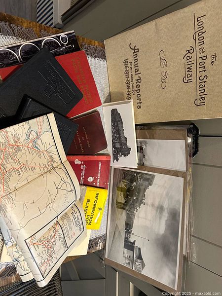 1916-1919 L&PS Railway Reports, GW Map, CPR & Rail Ephemera | Maxsold