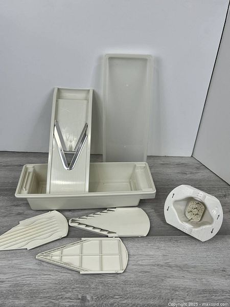 Swissmar V-slicer mandoline with tray | Maxsold