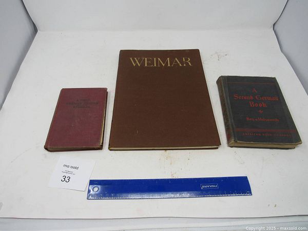A First German Reader and Weimar Books | Maxsold