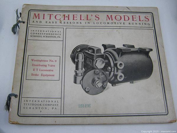1910 Mitchell's Models Locomotive Running Book | Maxsold