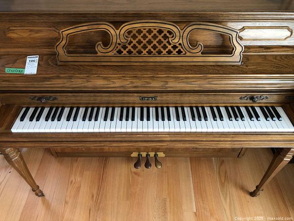 Kimball Artist Console Upright Piano 88-Key | Maxsold