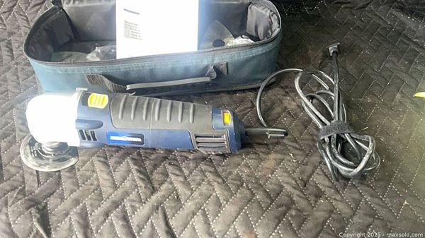 Mastercraft corded oscillating multi-tool with case and accessories ...