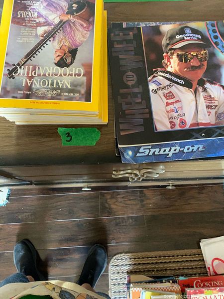 National Geographic 1985 magazines & Snap-on Wheel to Wheel calendars ...