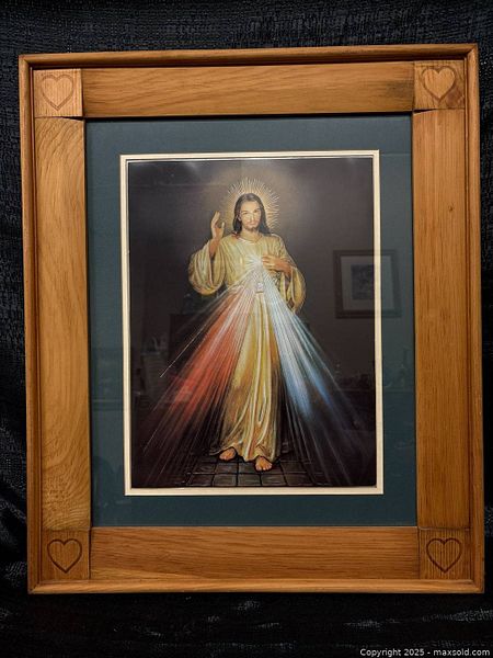 Divine Mercy of Jesus framed print | Maxsold