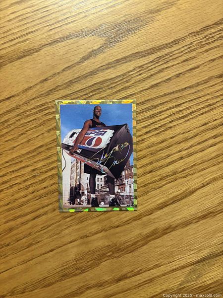 Shaquille O’Neal Pepsi promotional basketball card | Maxsold