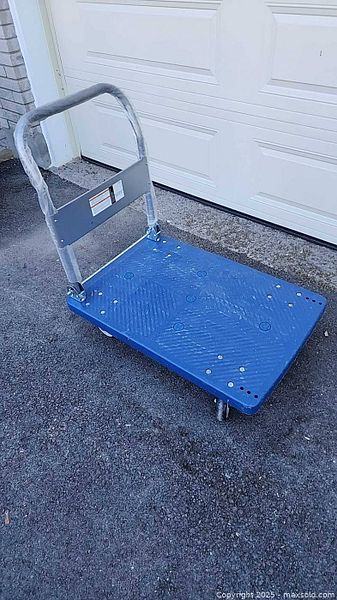 660 lb fold-down platform cart | Maxsold