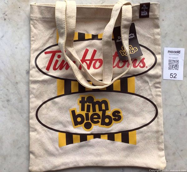 Justin Bieber Tim Hortons Tote Bag | Maxsold