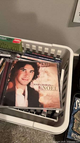Assorted Easy Listening Music CDs With Basket | Maxsold