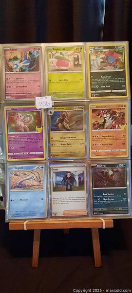 9 Pokémon foil trading cards | Maxsold