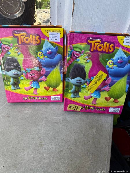 DreamWorks Trolls My Busy Books x2 | Maxsold