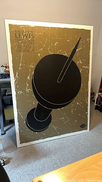 Andrew Lewis Exhibition Poster 1996 | Maxsold