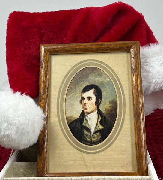 Framed Robert Burns Portrait Print | Maxsold