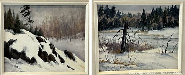Pauline Kulha original Haliburton oil paintings | Maxsold