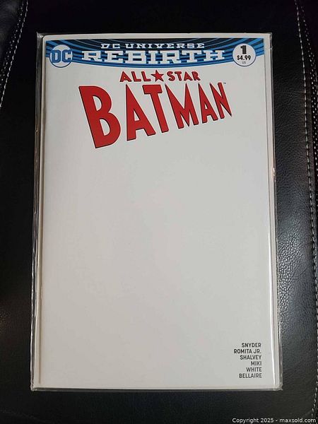 All-Star Batman #1 Sketch Variant Comic | Maxsold