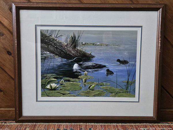 Signed and numbered Lissa Calvert print "Spring" | Maxsold