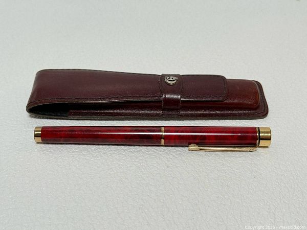 Sheaffer fountain pen 14K nib with case | Maxsold