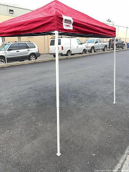 Quik Shade 8x8 ft red pop-up canopy tent | Maxsold