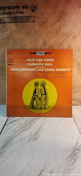 1962 Columbia "Julie and Carol at Carnegie Hall" vinyl LP | Maxsold