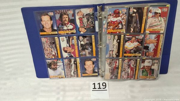 Racing driver trading card collection | Maxsold