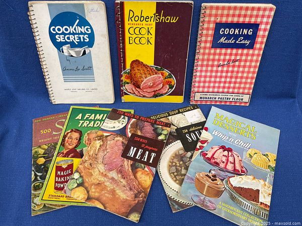 Mid-20th-Century cookbooks & recipe pamphlets (8) | Maxsold