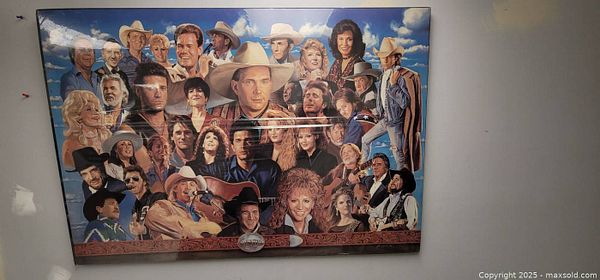 History Of Country And Western Collage Art Print | Maxsold