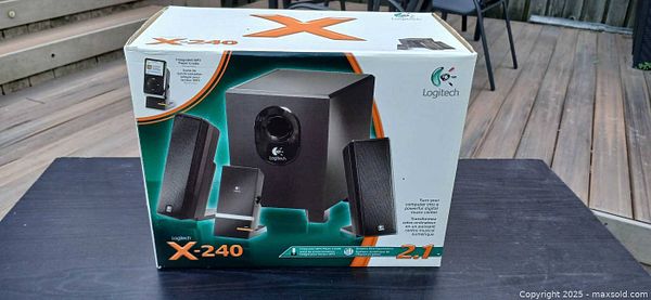 Logitech X-240 2.1 multimedia speaker system | Maxsold