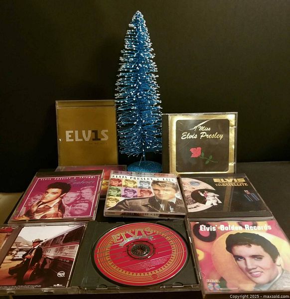8 Vintage Elvis Presley & Related CDs | Maxsold