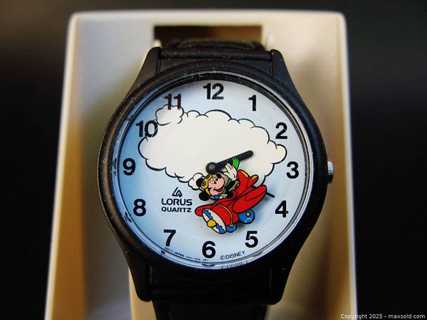 Lorus Disney Mickey Mouse Aviator Quartz Watch | Maxsold
