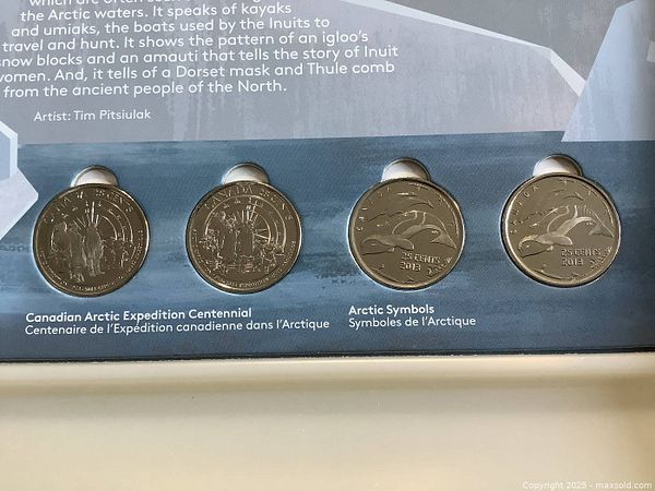 RCM Heart of the Arctic 25-Cent Coin Set | Maxsold