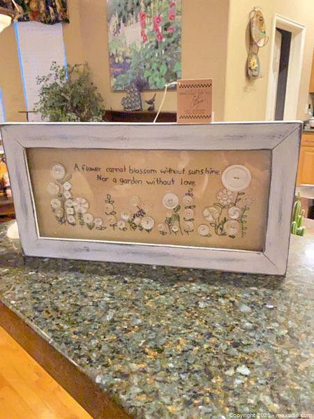 Framed wall art print on board | Maxsold