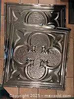 Embossed tin ceiling panels and trim | Maxsold