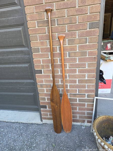 Solid Wood Canoe Paddles, 2 | Maxsold