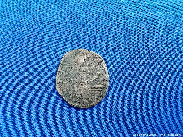 Byzantine Bronze Follis Coin | Maxsold