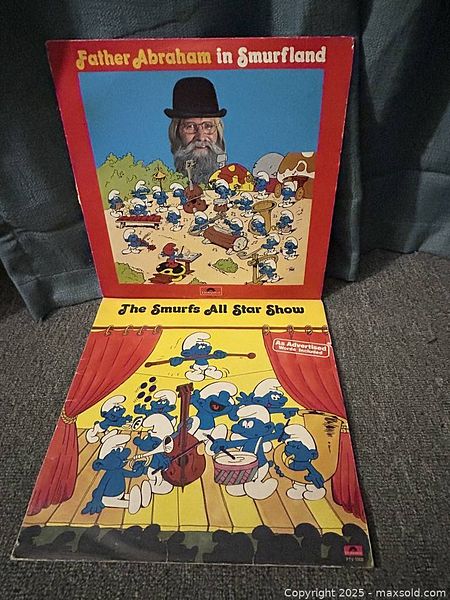 Smurfs Children's Vinyl Albums | Maxsold