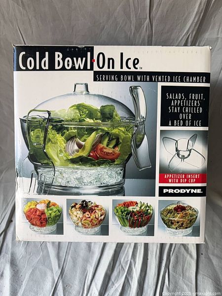 Prodyne Cold Bowl On Ice serving bowl | Maxsold
