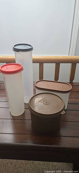 Tupperware Storage Containers 4pcs | Maxsold