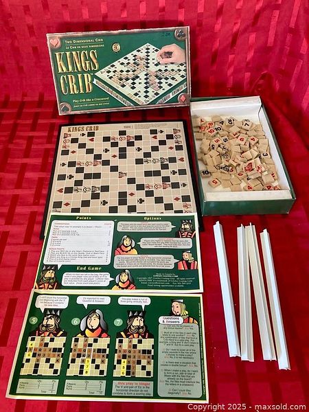 Kings Crib complete vintage board game | Maxsold