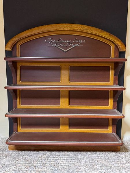 Franklin Mint wood wall display shelf | Maxsold