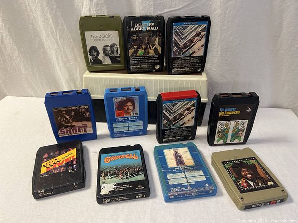11 Vintage 8-Track Cartridges – Mixed Artists | Maxsold