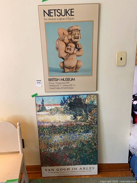 2 vintage museum exhibition posters | Maxsold