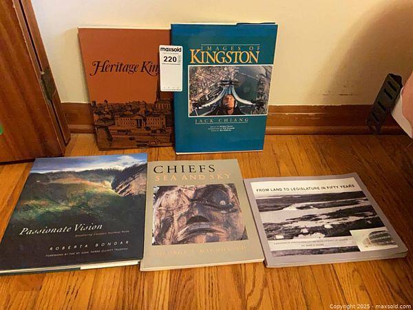 Five large-format photography and history books | Maxsold