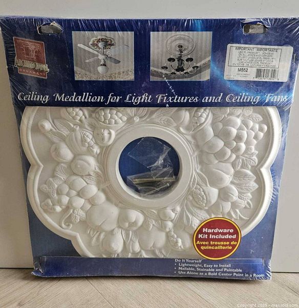 Polyurethane Fruit Motif Ceiling Medallion | Maxsold