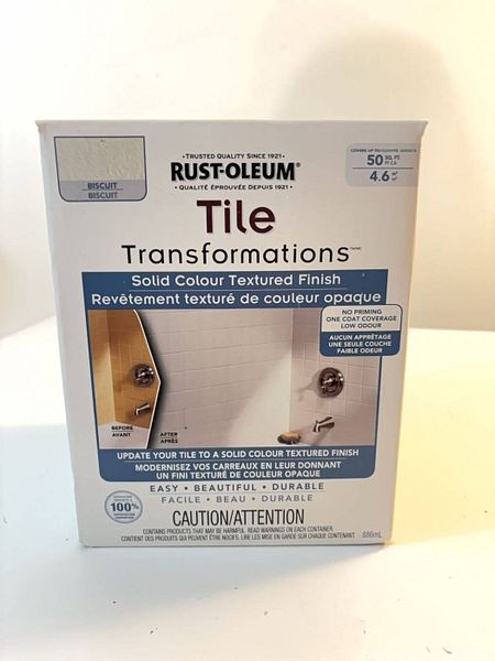 Rust-Oleum Tile Transformations kit Biscuit 886 mL | Maxsold